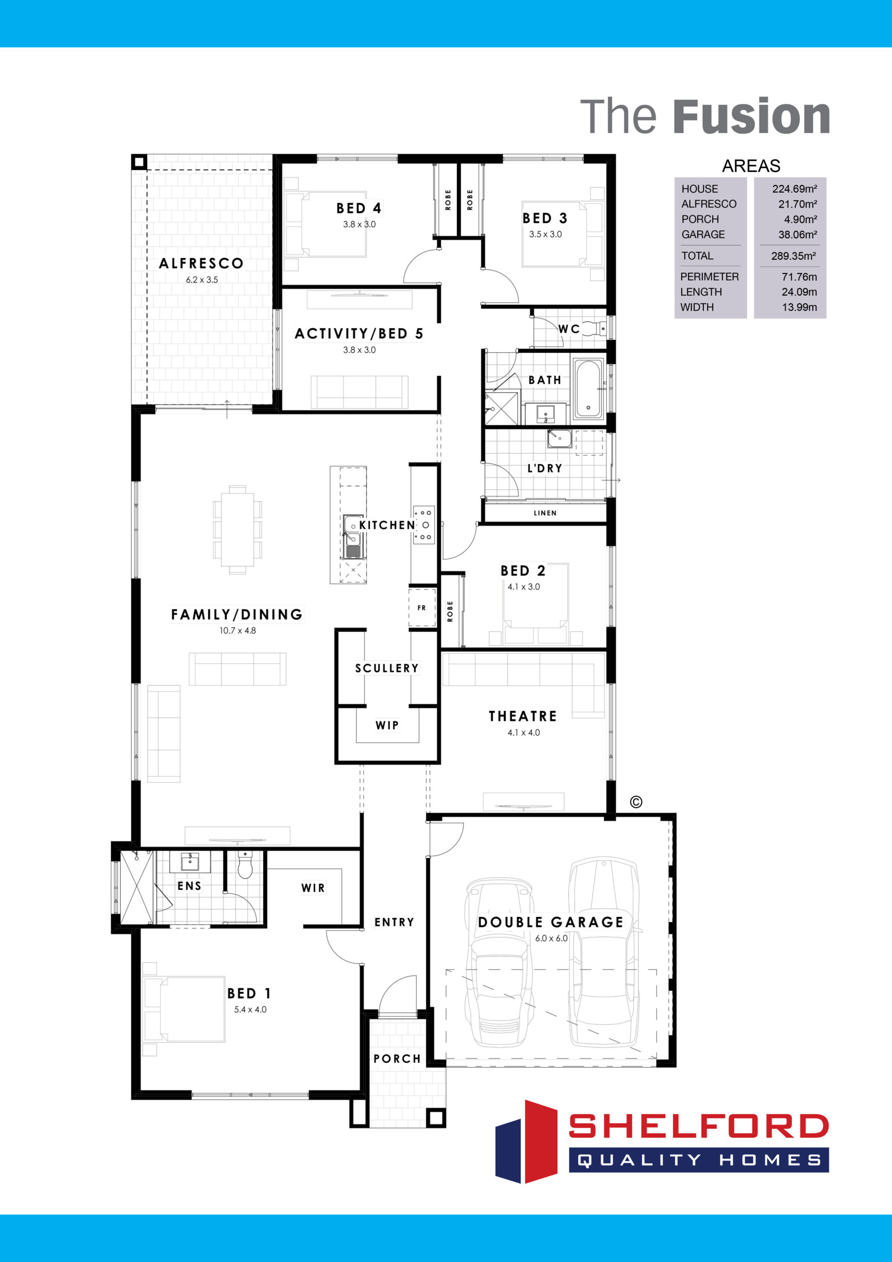 5 Bedroom House Plan - Shelford Homes : Perth Home Builders | Shelford ...